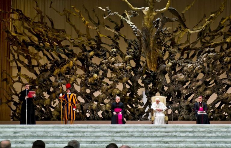 Statue of the Resurrection in Vatican - Fazzini Jesus Statue