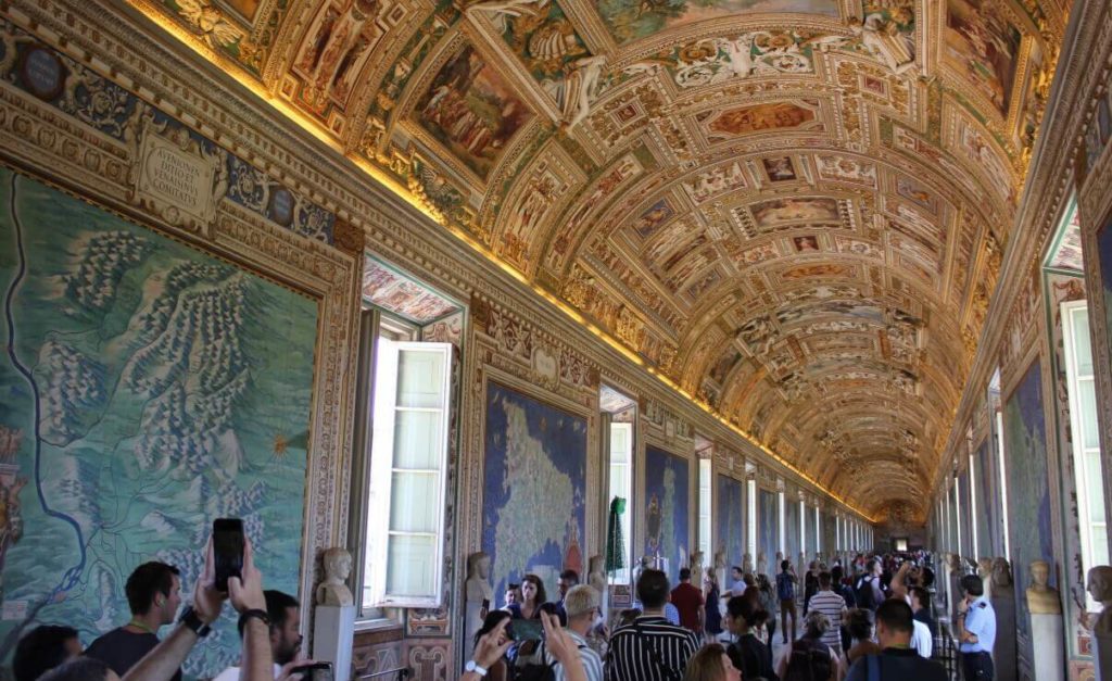 Vatican Gallery of Maps Ceiling - Guide to Vatican Map Room